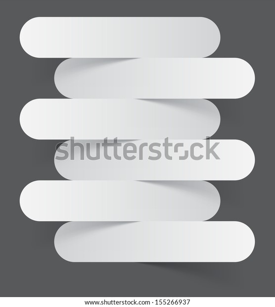 Vector Illustration White Paper Infographics Template Stock Vector ...