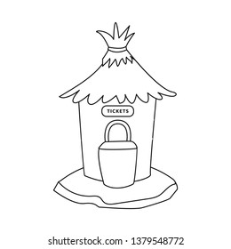 Vector Illustration Window Counter Symbol Collection Stock Vector ...