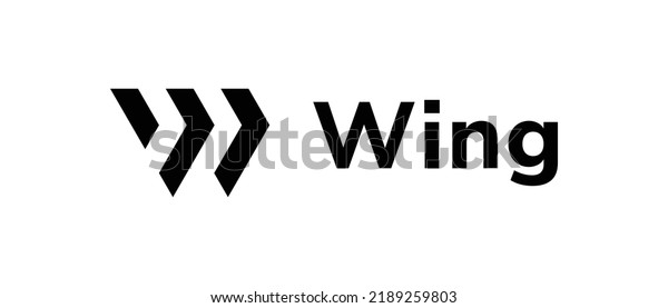 Vector Illustration Wing Finance Wing Logo Stock Vector (Royalty Free ...
