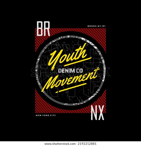 Vector Illustration Word Graphics Bronx Creative Stock Vector (Royalty ...