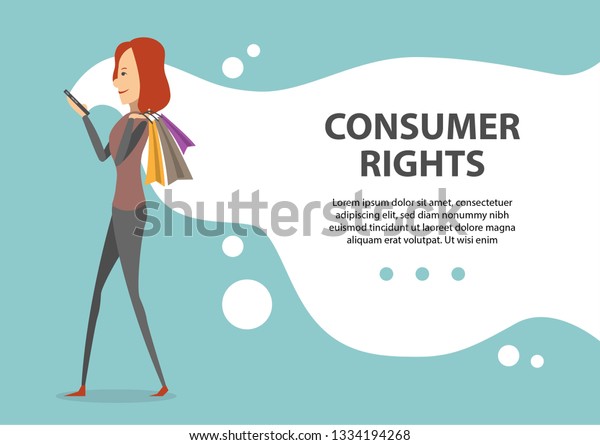Vector Illustration World Consumer Rights Day Stock Vector (Royalty ...