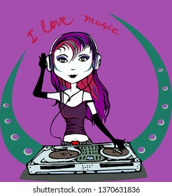 Vector Illustration Young Sexy Gothic Female: เวกเตอร์สต็อก (ปลอดค่า ...