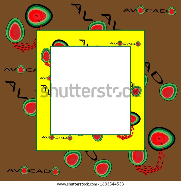 Vector Illustrationsimple Frame Coloring Bookbanner Template Stock ...