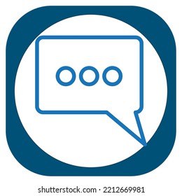Vector Image Contact Icon Blue Lines Stock Vector (Royalty Free ...