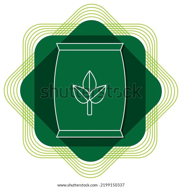 Vector Image Green Agriculture Icon Green Stock Vector (Royalty Free ...