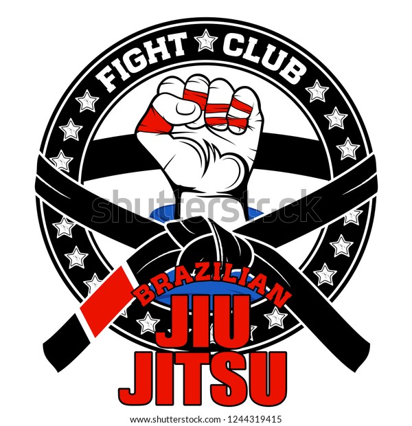 Vector Image Hand Fighter Brazilian Jiujitsu: vector de stock (libre de ...