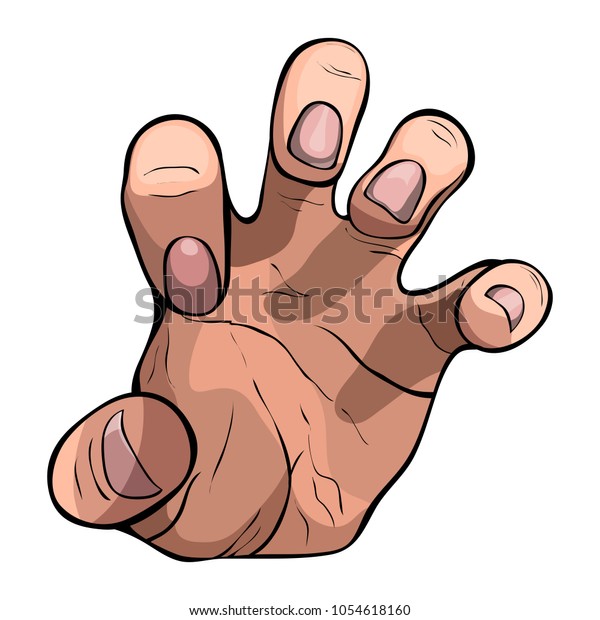 Vector Image Hand Gripping Posture 库存矢量图（免版税）1054618160 | Shutterstock