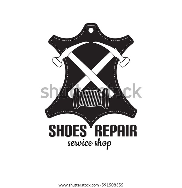 Vector Image Logo Shoe Repair Services Stock Vector (Royalty Free ...