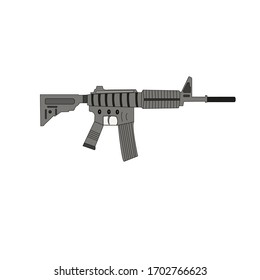 241 M4a1 gun Stock Vectors, Images & Vector Art | Shutterstock
