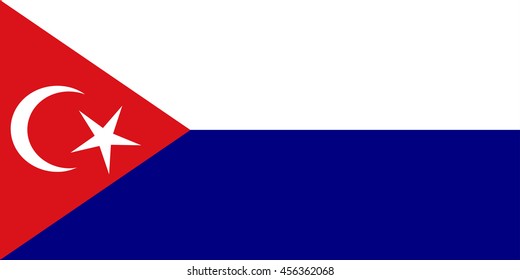 Vector Image Mersing District Flag Johor Stock Vector (Royalty Free ...