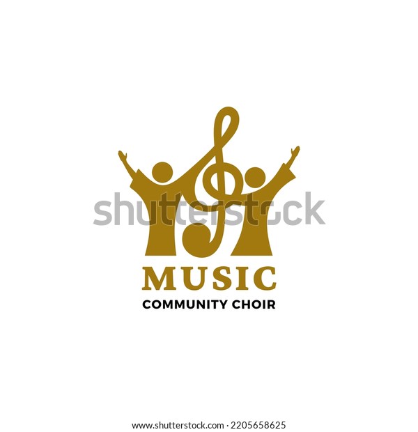 Vector Image Music Logo Orchestra Group Stock Vector (Royalty Free ...
