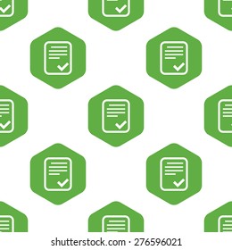 Vector Image Paper Page Tick Mark Stock Vector (Royalty Free) 276596021