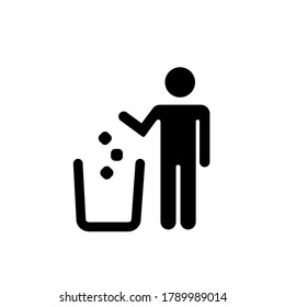 Vector Image Image Person Recycling Stock Vector (Royalty Free ...