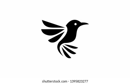Vector Image Simple Bird Icon: vector de stock (libre de regalías ...