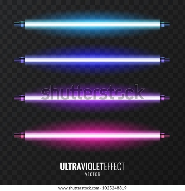 Vector Image Ultraviolet Lamps Illustration Realistic Stock Vector ...