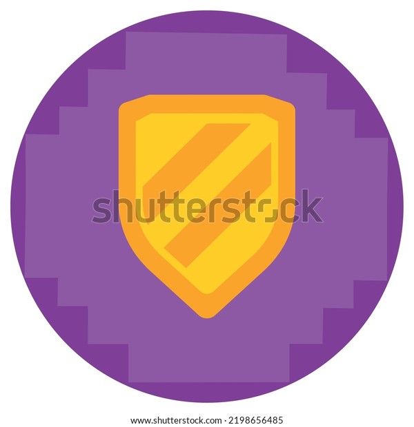Vector Image Video Game Icons Purple Stock Vector (Royalty Free ...