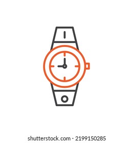 Vector Image Watches Icon White Background Stock Vector (Royalty Free ...