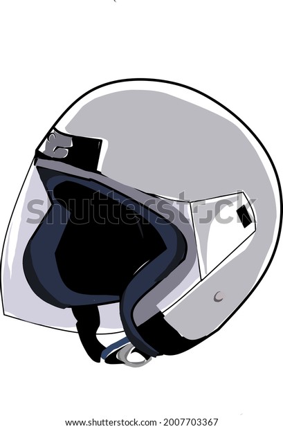 Vector Image White Helmet Isometric View Stock Vector (Royalty Free ...