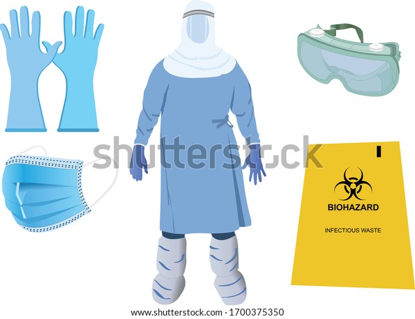 Vector Images Personal Protective Equipment Ppe Stock Vector (Royalty ...