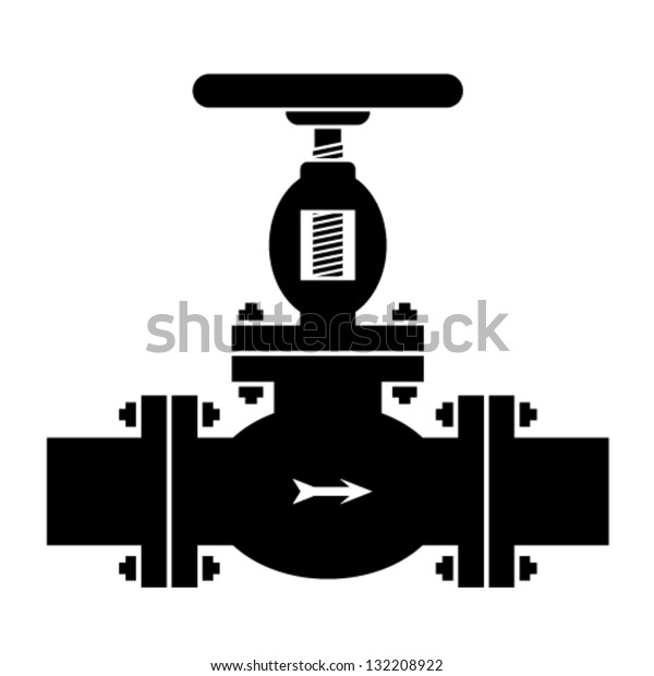 Vector Industrial Valve Symbol Stock Vector (Royalty Free) 132208922 ...