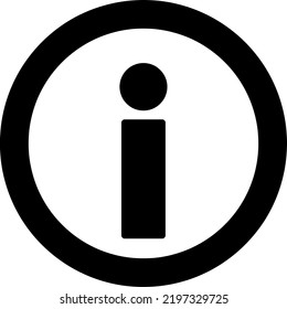 Vector Info Icon Illustration On White Stock Vector (Royalty Free ...