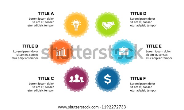 Vector Infographic Cycle Diagram Labels Graph 库存矢量图（免版税）1192272733 ...