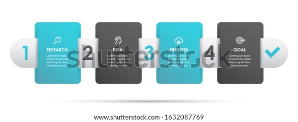 Vector Infographic Label Design Icons 4 Stock Vector (Royalty Free ...