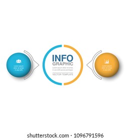 Business Infographic Design Template Vector Icons Stock Vector (Royalty ...