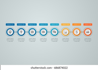 Five Options Comparison Slide Template Stock Vector (Royalty Free ...