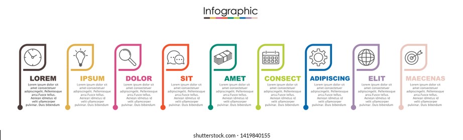 931 9 pointer infographic Images, Stock Photos & Vectors | Shutterstock