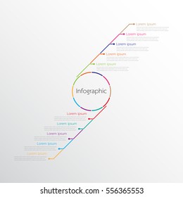 Vector Infographic Templates Detailed Reports Various Stock Vector ...