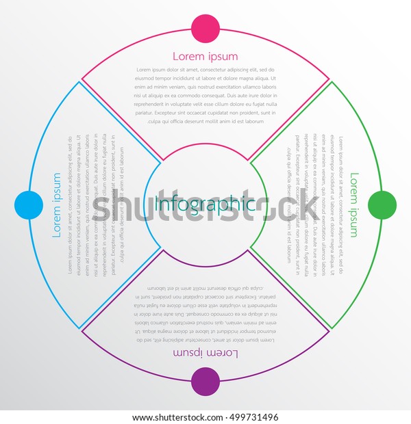 Vector Infographic Templates Detailed Reports Various Stock Vector ...