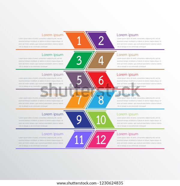 Vector Infographic Templates Used Detailed Reports Stock Vector ...