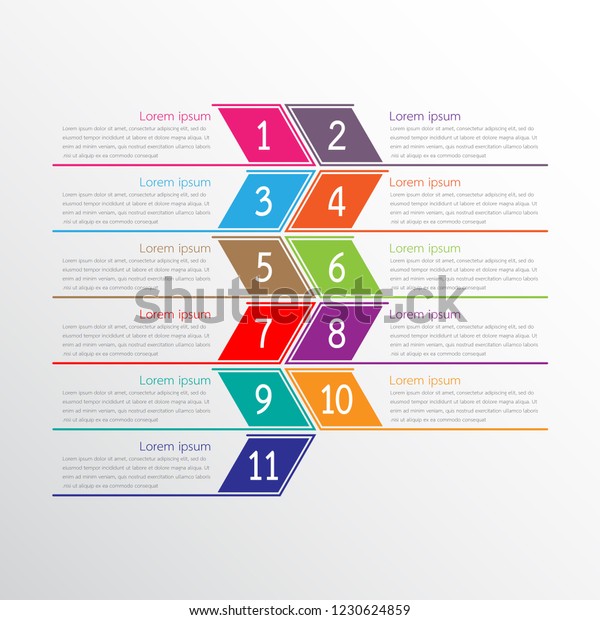 Vector Infographic Templates Used Detailed Reports Stock Vector ...