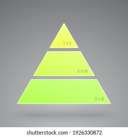 Infographics Step By Step Form Pyramid Stock Vector (Royalty Free ...