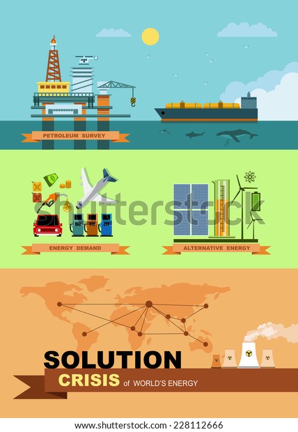 Vector Infographics About Fossil Fuels Fossil Stock Vector (Royalty ...