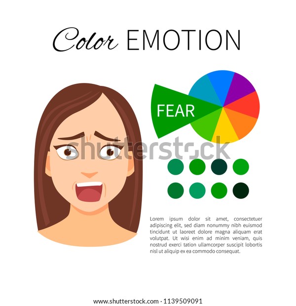 Vector Infographics Color Emotions Influence Green Stock Vector ...