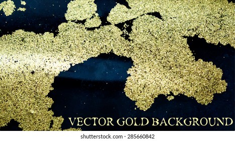 Vector Ink Background Gold Powder Stock Vector (Royalty Free) 285660842 ...