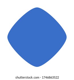 Vector Isolated Blue Simple Reuleaux Square Stock Vector (Royalty Free ...