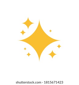 Vector Isolated Gold Sparkle Illustration Stock Vector (Royalty Free ...