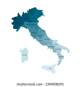 Vector Isolated Illustration Simplified Administrative Map: เวกเตอร์ ...