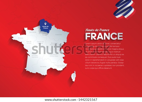 Vector Isolated Illustration Simplified Administrative Map Stock Vector ...