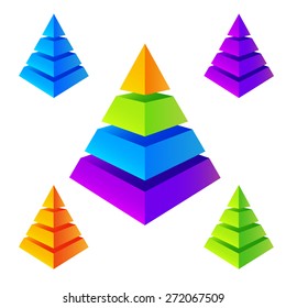 Layered Pyramids 库存插图 74739331 | Shutterstock