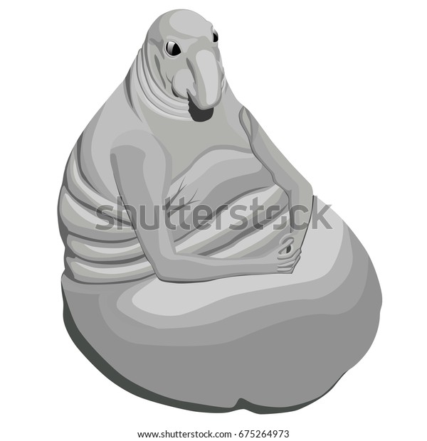 Vector Isometric Meme Homunculus Loxodontus: vetor stock (livre de ...
