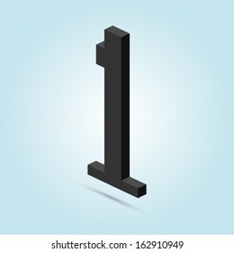 Vector Isometric Number Stock Vector (Royalty Free) 162910949 ...