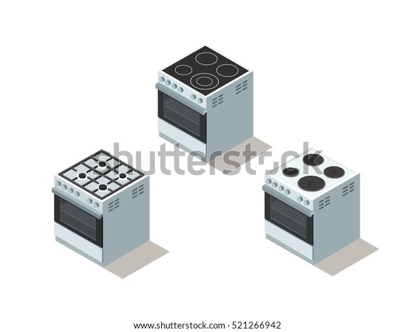 3.488 Isometric stove: immagini, foto stock e grafica vettoriale ...