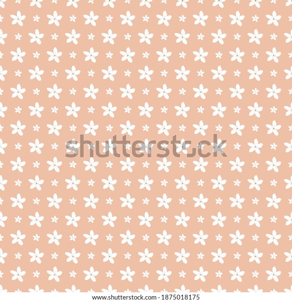 Vector Jasmine Texture White Jasmine Floral Stock Vector (Royalty Free ...