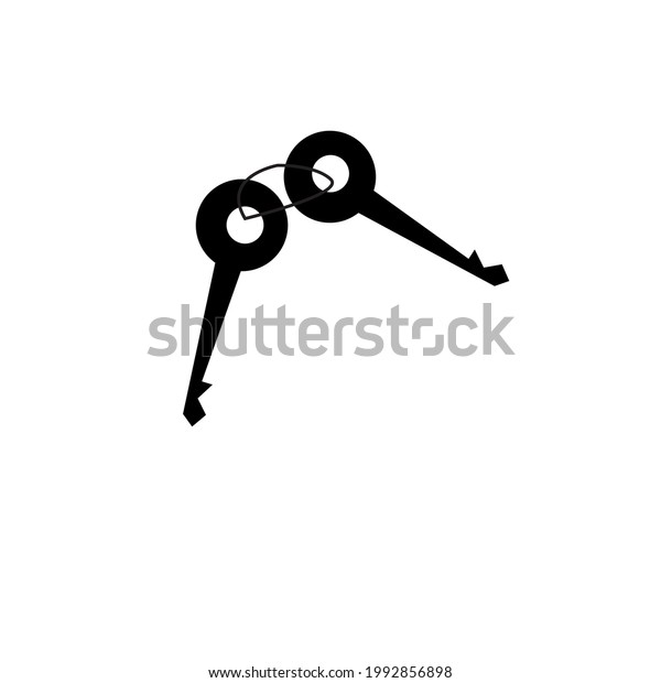 Vector Key Key Logo Clipart Illustration Stock Vector (Royalty Free ...