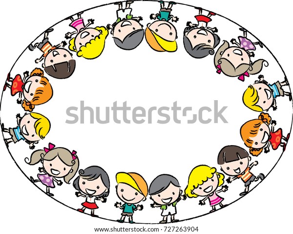 Vector Kids Border Stock Vector (Royalty Free) 727263904 | Shutterstock