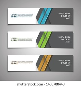 Vector Label Banner Background Modern Business Stock Vector (Royalty ...